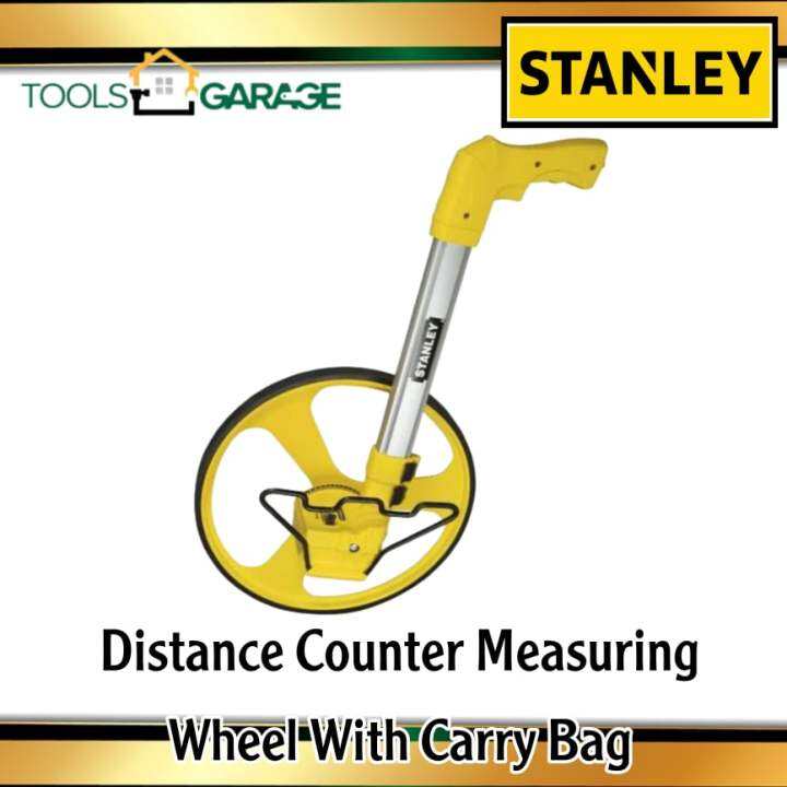 STANLEY 1-77-174 Distance Counter Measuring Wheel with Carry Bag (MW40M ...