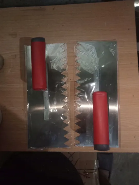 Rodela with tooth Rubber Handle Plastering Concrete Finishing Trowel ...