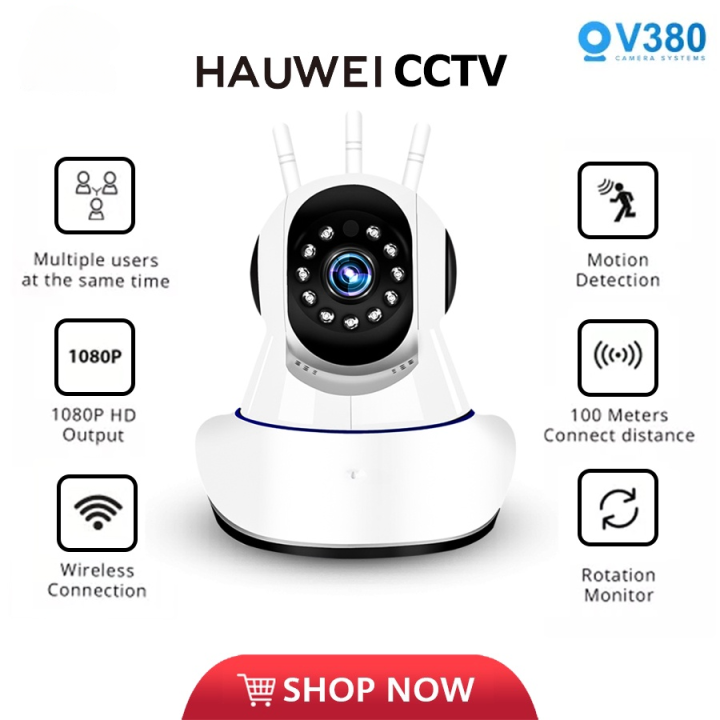 Original Huawei V380 Security CCTV Camera Wifi Connect to phone 1080P ...