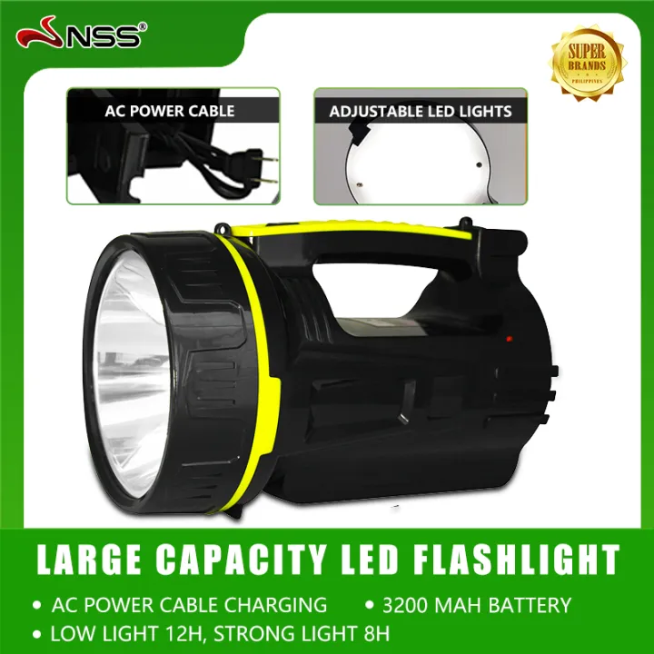 NSS searchlight flashlight emergency light searchlight rechargeable ...