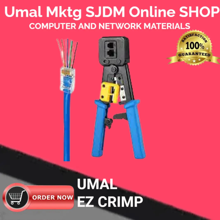 EZ Crimping tool for RJ45 Passthrough Connector Network Cable Crimping ...