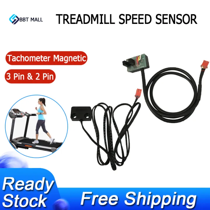 2 Pcs Treadmill Speed Sensor Cable Light Sensor Tachometer Magnetic ...