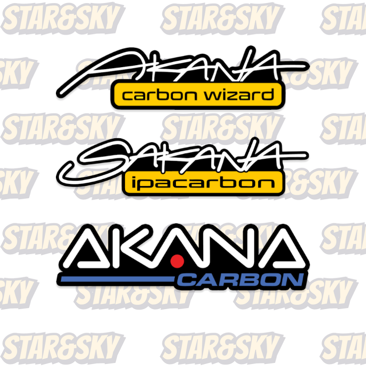Akana Carbon Wizard Sticker - Waterproof Laminated | Lazada PH