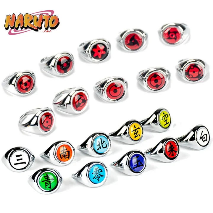Anime Naruto Ring Cartoon NARUTO Akatsuki Cosplay Accessories Prop ...