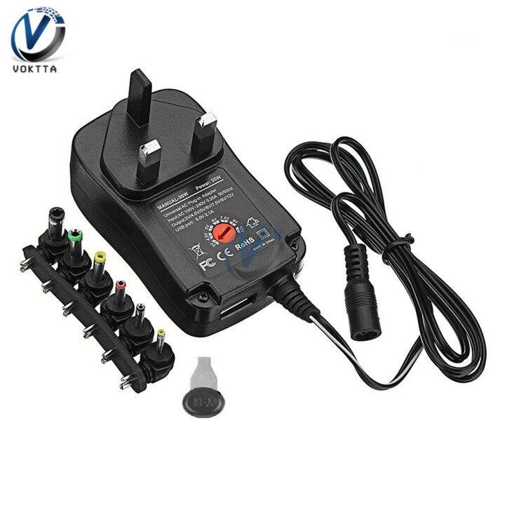 3v-12v 3v 4.5v 5v 6v 7.5v 9v Adaptor Adjustable Ac/dc With Interface ...