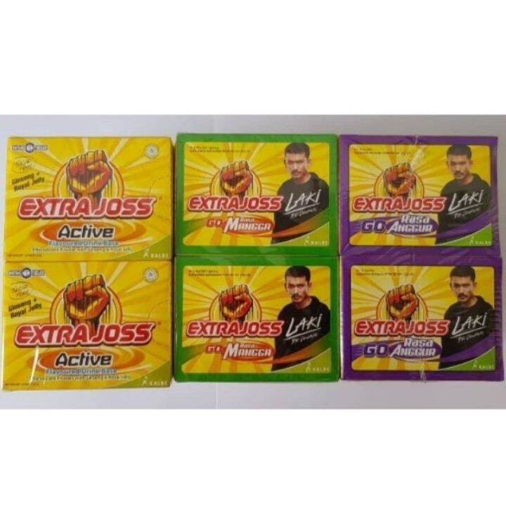 Extra joss E-juss Anggur | Mango | Active (60Sachets) | Lazada