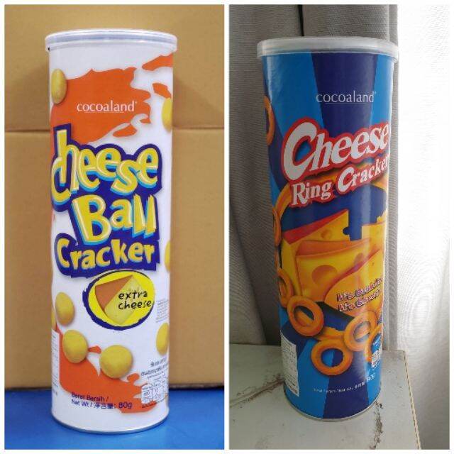 AB snack ขนมทานเล่น Cheese Ring cracker ชีสริงค์ ชีสบอล แคร็กเกอร์ ...