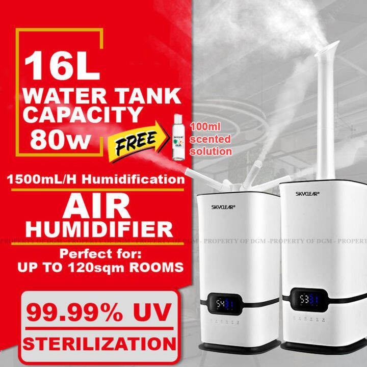 Air Humidifier / Disinfectant Fog Machine COMPLETE SET with FREE 100ml ...