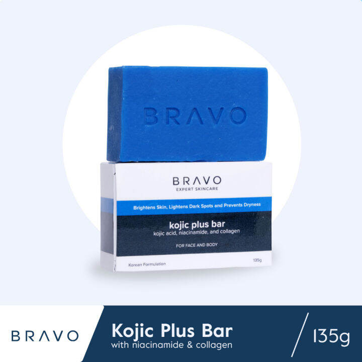 Kojic Plus Bar (Kojic Acid + Niacinamide + Collagen) | Bravo Expert ...