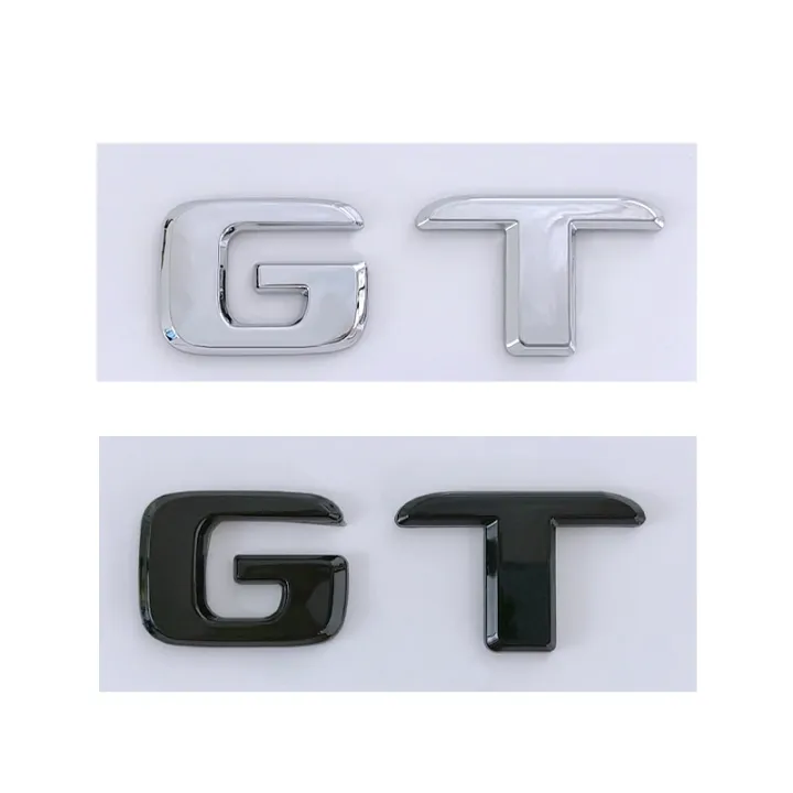 For new Mercedes Benz AMG modified GT logo Rear trunk emblem GT letter ...