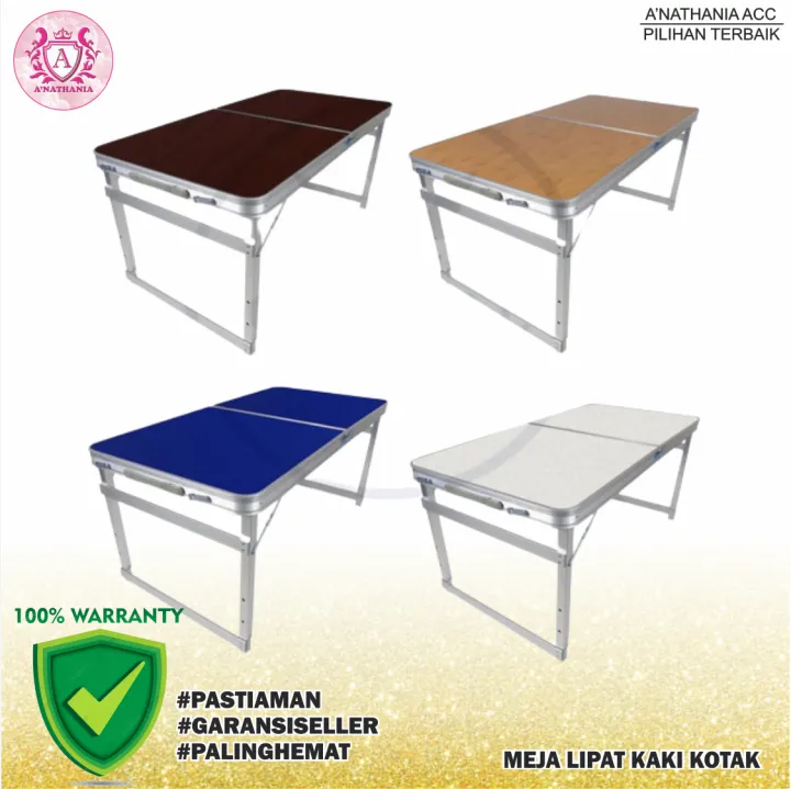 PROMO - [COD] MEJA KAKI KOTAK KOKOH & KUAT Best Seller Meja Lipat ...