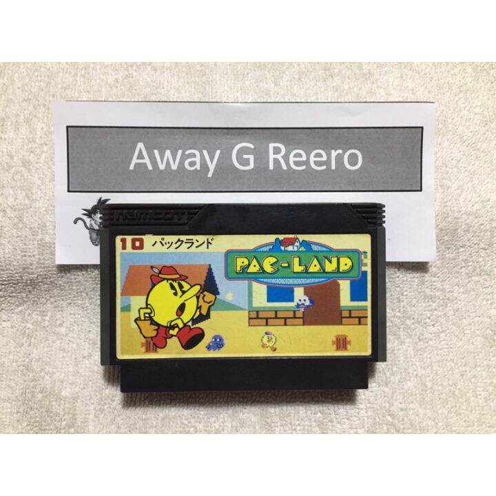 Pac-Land ตลับ Famicom (FC) ของแท้จากญี่ปุ่น สภาพสวย | Lazada.co.th
