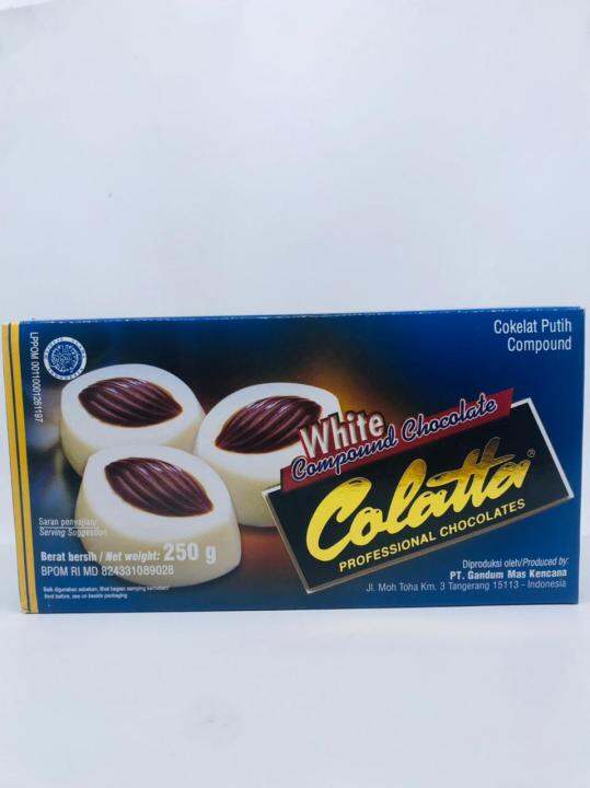 White Compound Chocolate colatta Kotak 250g | Lazada Indonesia