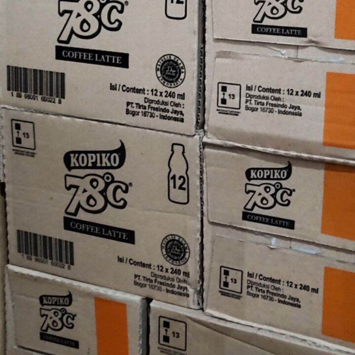 Kopiko 78 Latte 240ml x 12 | Lazada Indonesia