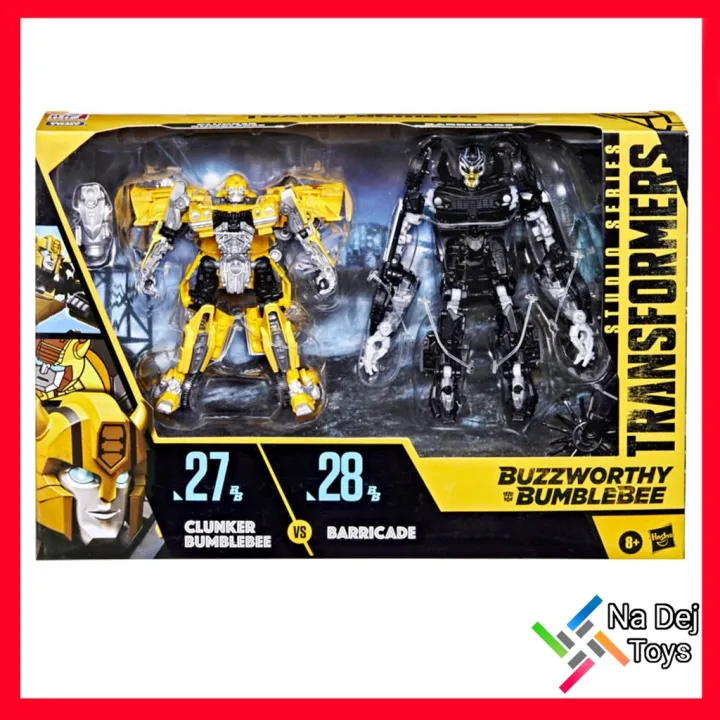 Transformers Buzzworthy Studio Series Clunker Bumblebee vs Barricade 2 ...