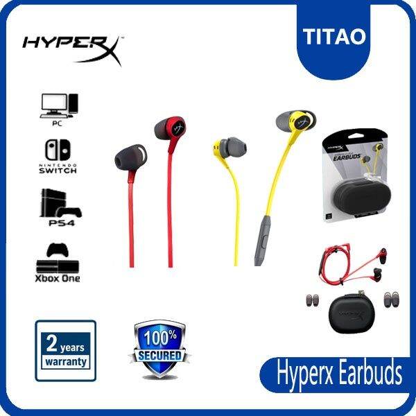 Hyperx Cloud Earbuds ชุดหูฟังเกมมิ่ง แบบอินเอียร์ มีสาย ไมโครโฟน เสียง ...