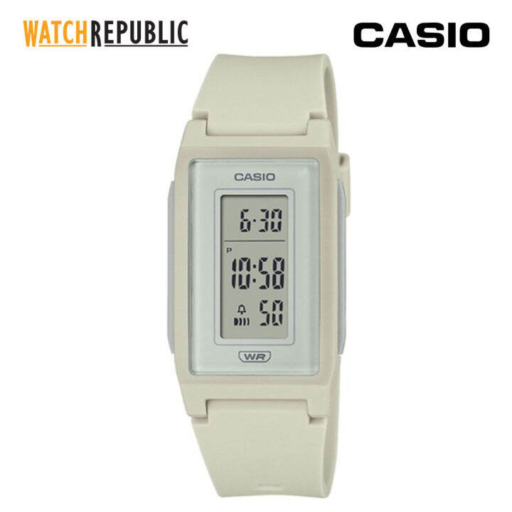 Casio White Resin Digital Watch For Unisex CLF-10WH-8DF | Lazada PH