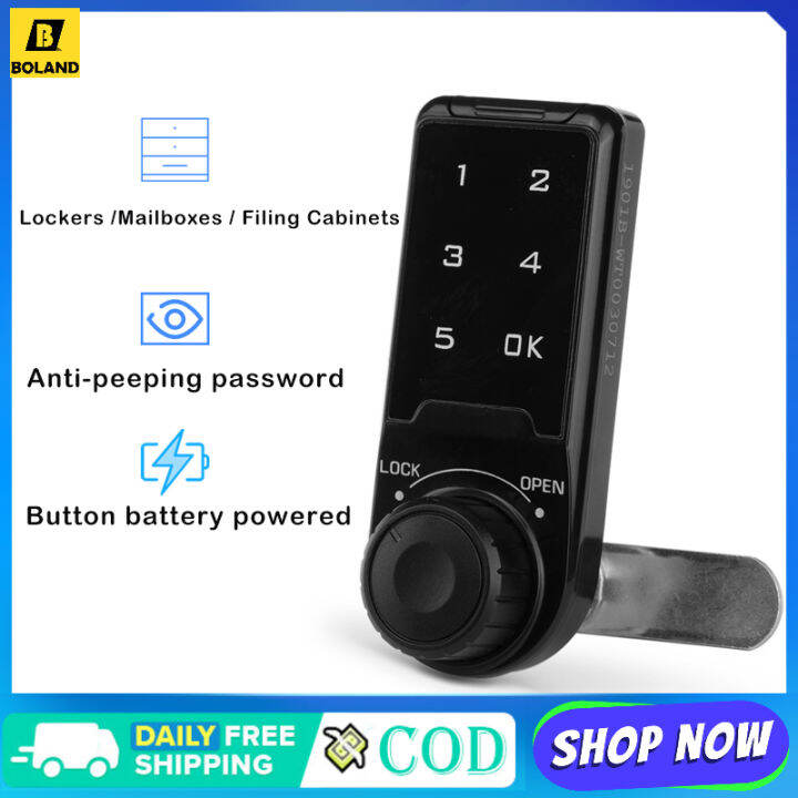 Boland Digital Door Lock Keyless Touch Keypad Electric Locker Document ...