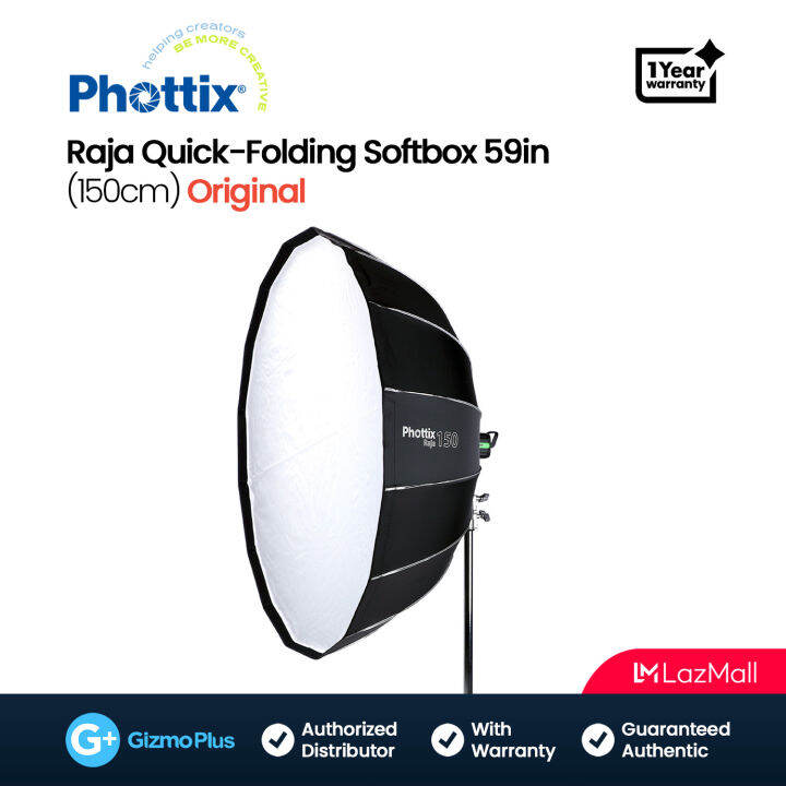 Phottix Raja Quick folding Softbox 150cm | Lazada PH