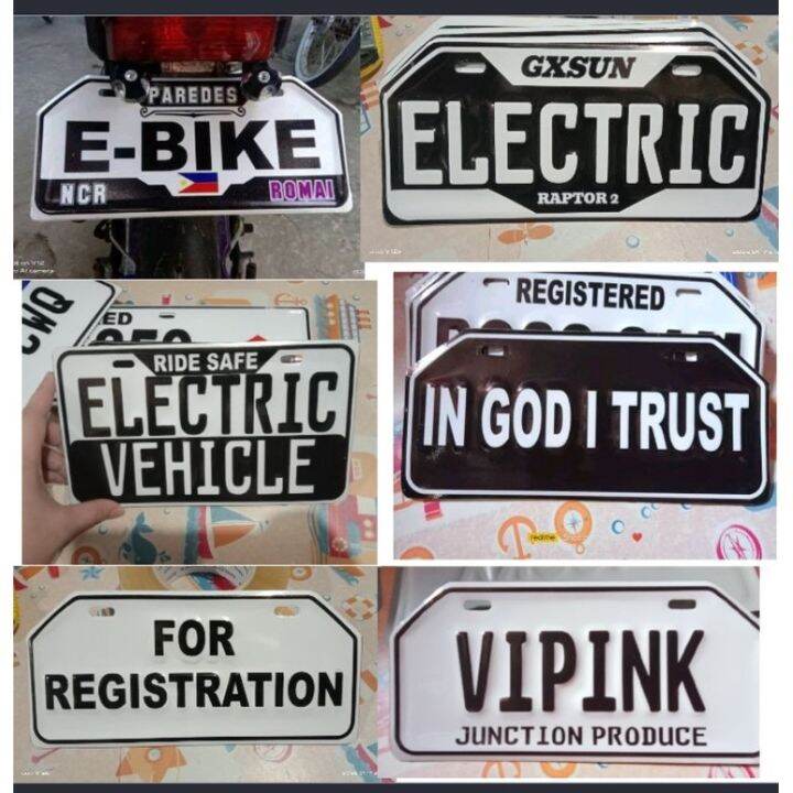 Customized Plate /E-Bike House Plate Racing Plate/ Metal galvanized ...