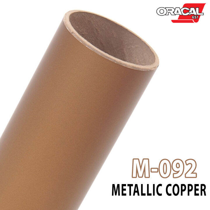 Oracal 651 M092 สติ๊กเกอร์ด้านสีทองแดงเมทัลลิก ติดรถยนต์ (กดเลือกขนาด ...