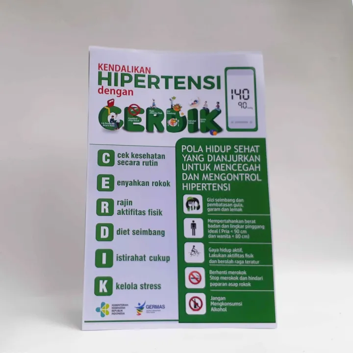 Poster Kendalikan Hipertensi dengan Cerdik, poster kesehatan lansia ...