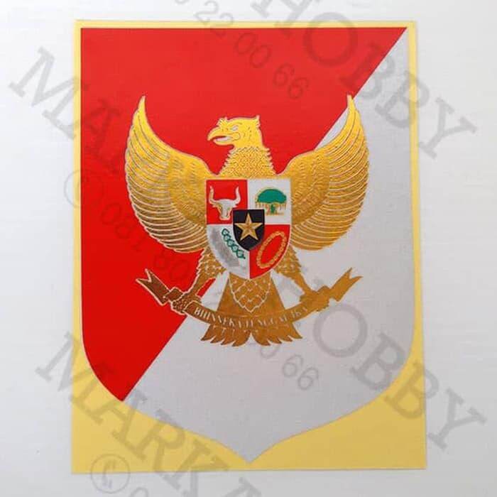 Stiker / Sticker Indonesia Garuda NKRI Merah Putih Perisai | Lazada ...