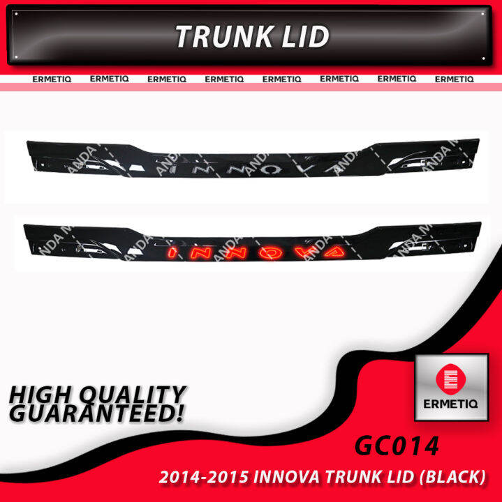 2014-2015 INNOVA TRUNK LID (BLACK) | Lazada PH