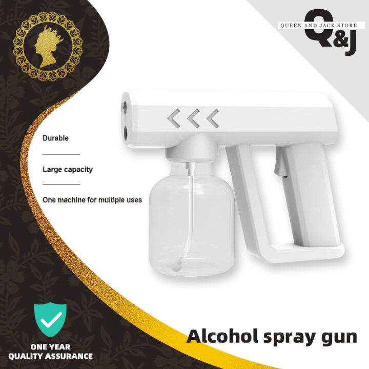 [1 year warranty] Q&J Cordless Alcohol Spray Gun Sterilizer ...