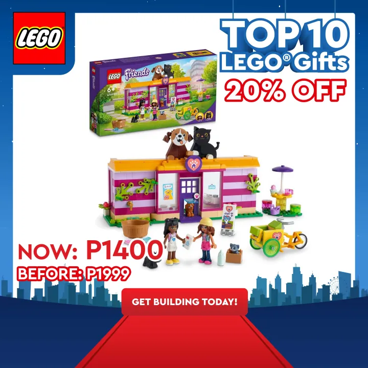 LEGO® Friends 41699 Pet Adoption Café, Age 6+, Building Blocks, 2022 ...