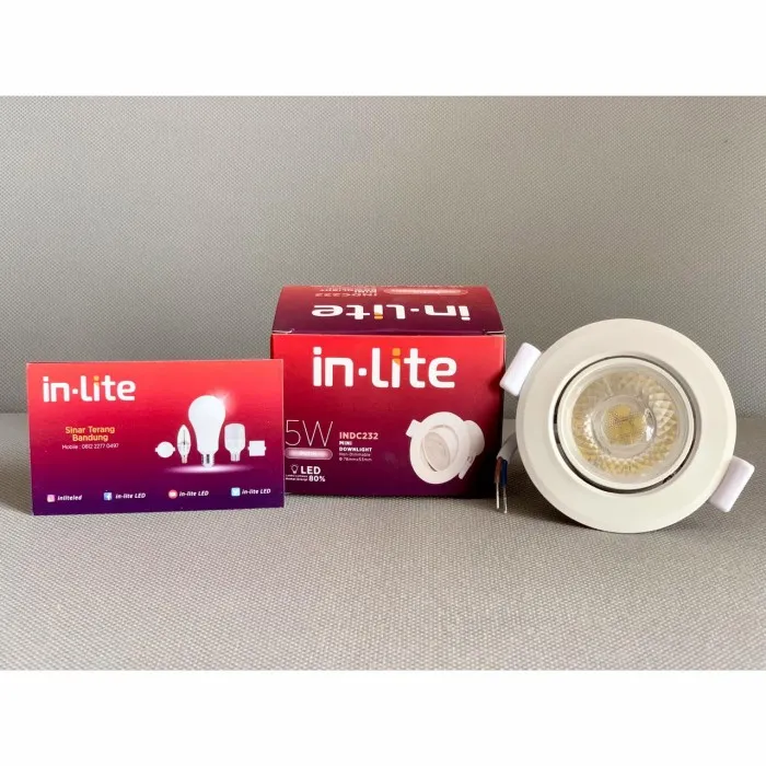 LAMPU LED SPOTLIGHT MINI DOWNLIGHT INLITE 5W 5 WATT - INDC232 | Lazada ...