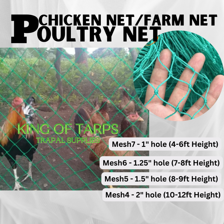 PER METER POULTRY NETTING FARM NET - STRONG MESH - GARDEN NETTING ...