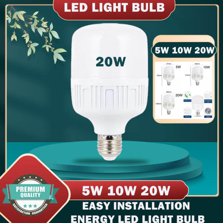 Saving Energy E27 LED Light Bulb 5w 10w 15w 20w High Power 6500k white Lampada LED Bulb Ampoule ...