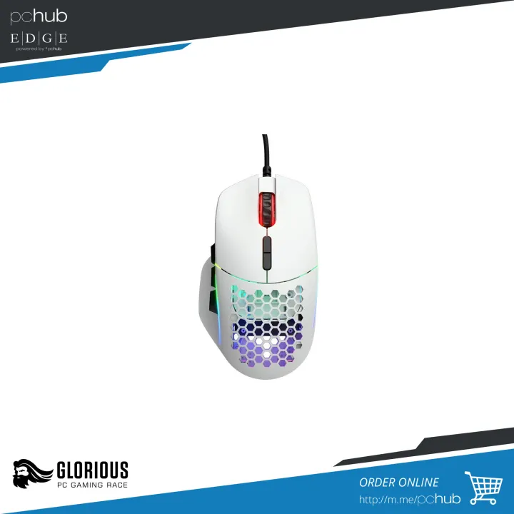Glorious Model I, gaming mouse, matte white | Lazada PH