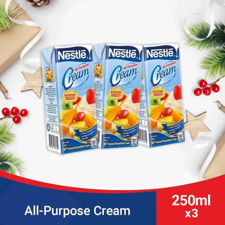 NESTLÉ All-Purpose Cream 250ml - Pack of 3 | Lazada PH