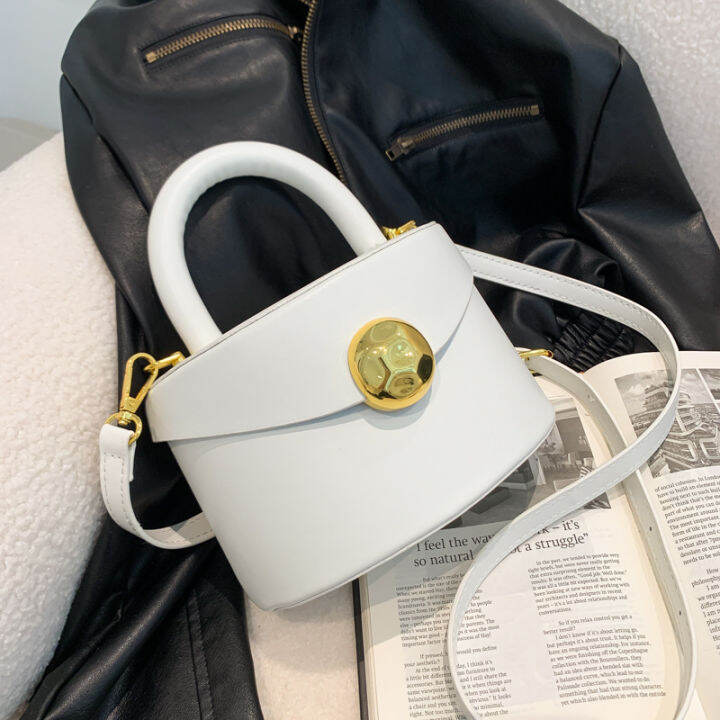 Jivil กระเป๋าถือแบบพกพากระเป๋าสะพายไหล่กระเป๋าผู้หญิงสะพายพาดลำตัวสีทึบ ...