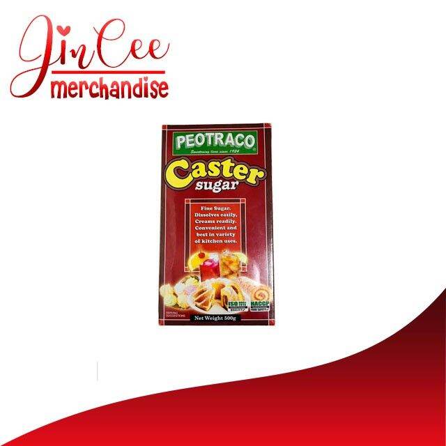 Peotraco Caster Sugar 500g | Lazada PH