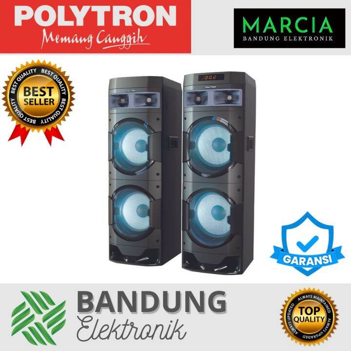 POLYTRON SPEAKER AUDIO PAS 10DF22 PAS10DF22 USB BLUETOOTH | Lazada ...