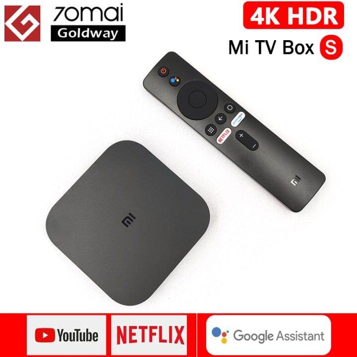 Xiaomi Mi TV Box S Google TV Box 2nd Gen Global Version 4K HDR Quad ...