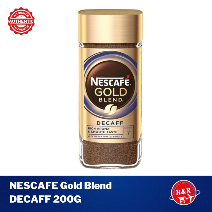 Nescafe Gold Blend DECAFF Rich Aroma and Smooth Taste with Golden ...
