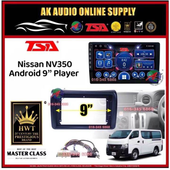[ MTK 2+32GB ] TSA Nissan NV350 Android 9'' inch Car player Monitor | Lazada