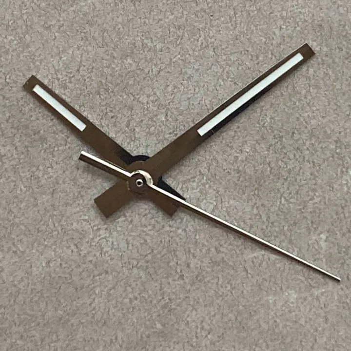 NH35 hand watch three hands green luminous modified accessories NH35 ...