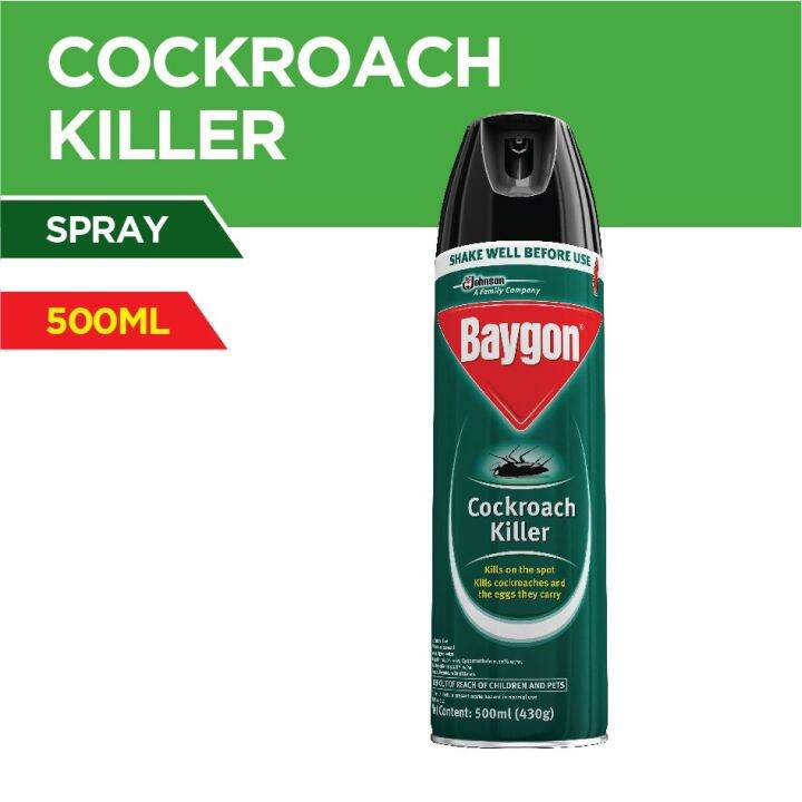 Baygon Cockroach Killer Aerosol - 500ml | Lazada PH