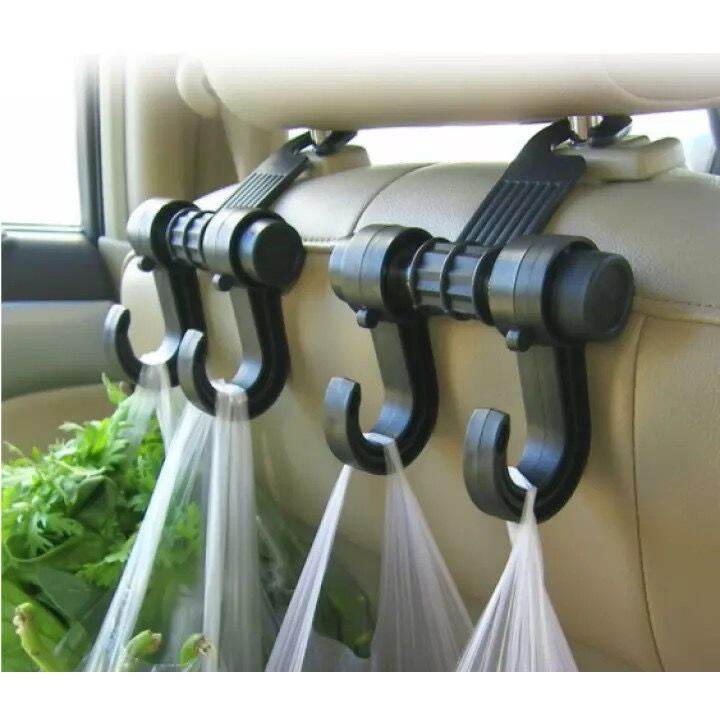 Car Back Seat Head Rest Double Hooks | Lazada PH