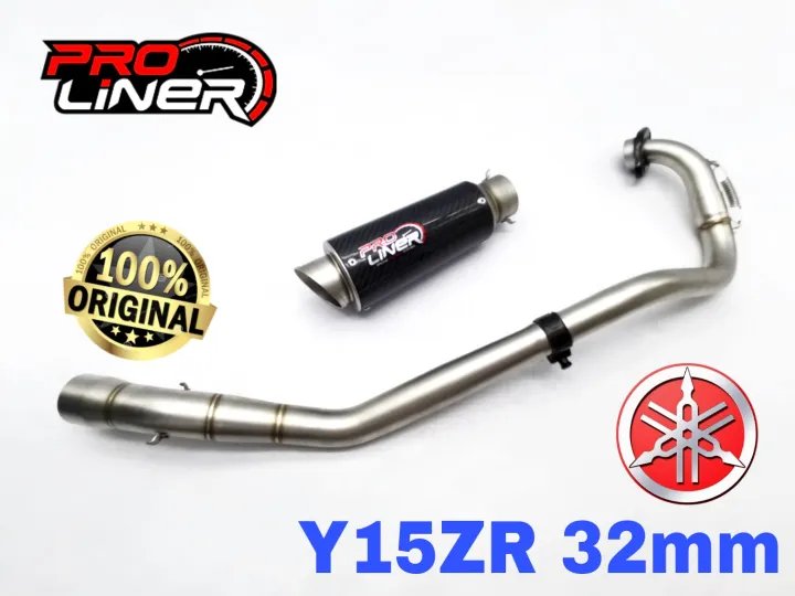 Yamaha Y15ZR V1 V2 Original Proliner Exhaust Carbon Full System Muffler ...
