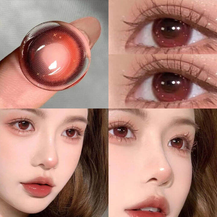 Graded Enlarge Pupil Coloured Lenses Anime Pupil Contact Lenses | Lazada