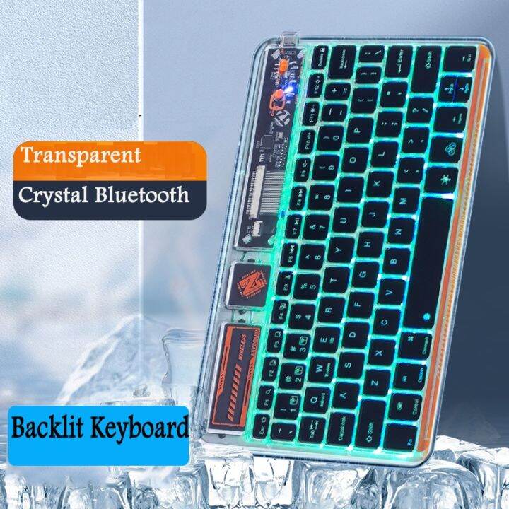Multifunctional Transparent Backlit Keyboard for Google Pixel Tablet 10 ...