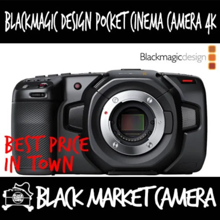 [BMC] Black Magic Design BMD Pocket Cinema Camera 4K (MFT) | Lazada PH