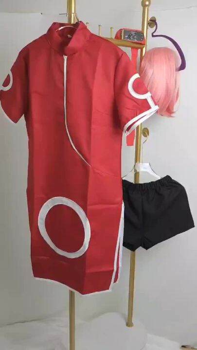 2023 HOT Cosplay Naruto Haruno Sakura Costume Sakura 1st Generation ...