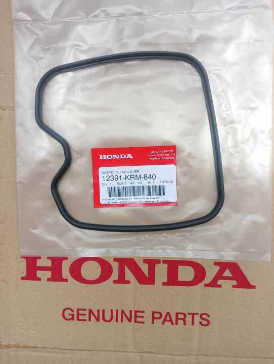 CYLINDER HEAD COVER GASKET HONDA GENUINE(TMX 150/SUPREMO/XR 150/XR 125 ...